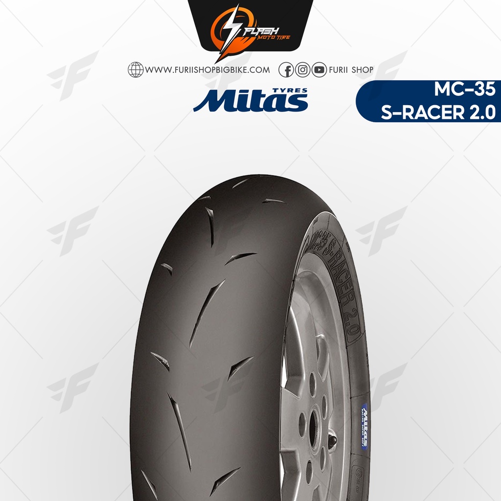 ยางมอเตอร์ไซค์ MITAS : MC-35 S-Racer 2.0 Scooter & Mini-Bike | Shopee Thailand