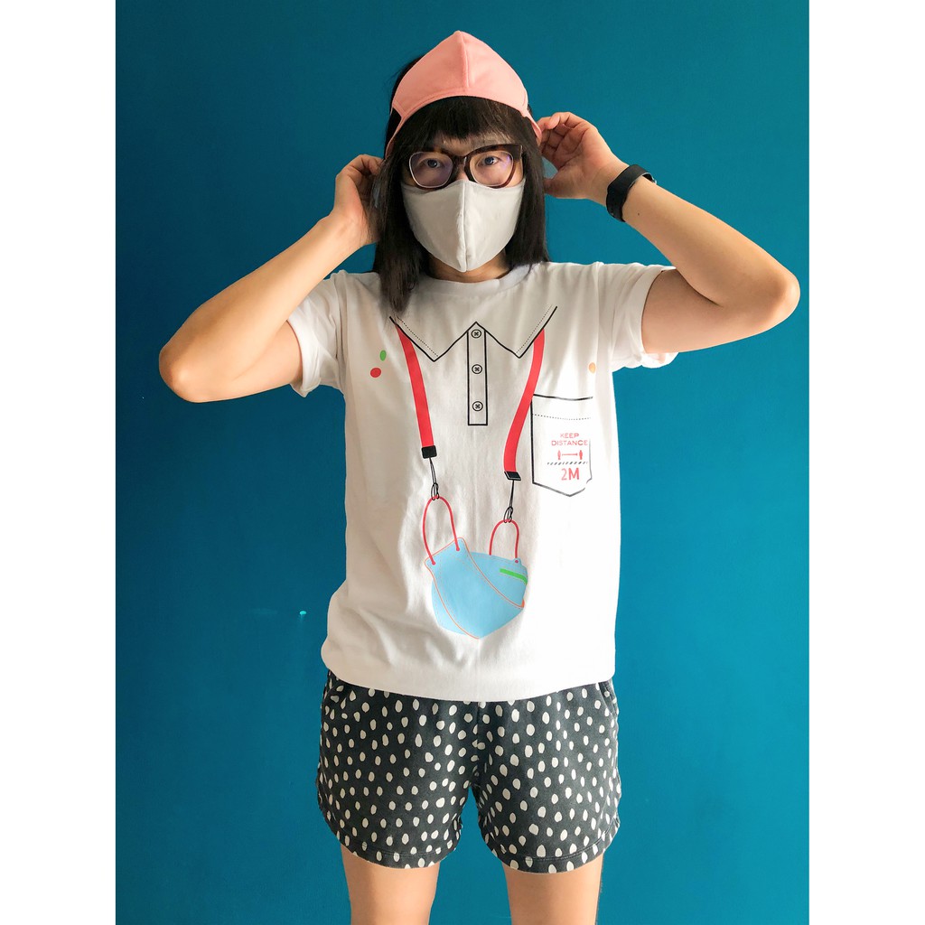 Clearance เสื้อยืดใส่-ชนะ-หน้ากาก-SAI-DI-DEE | Shopee Thailand