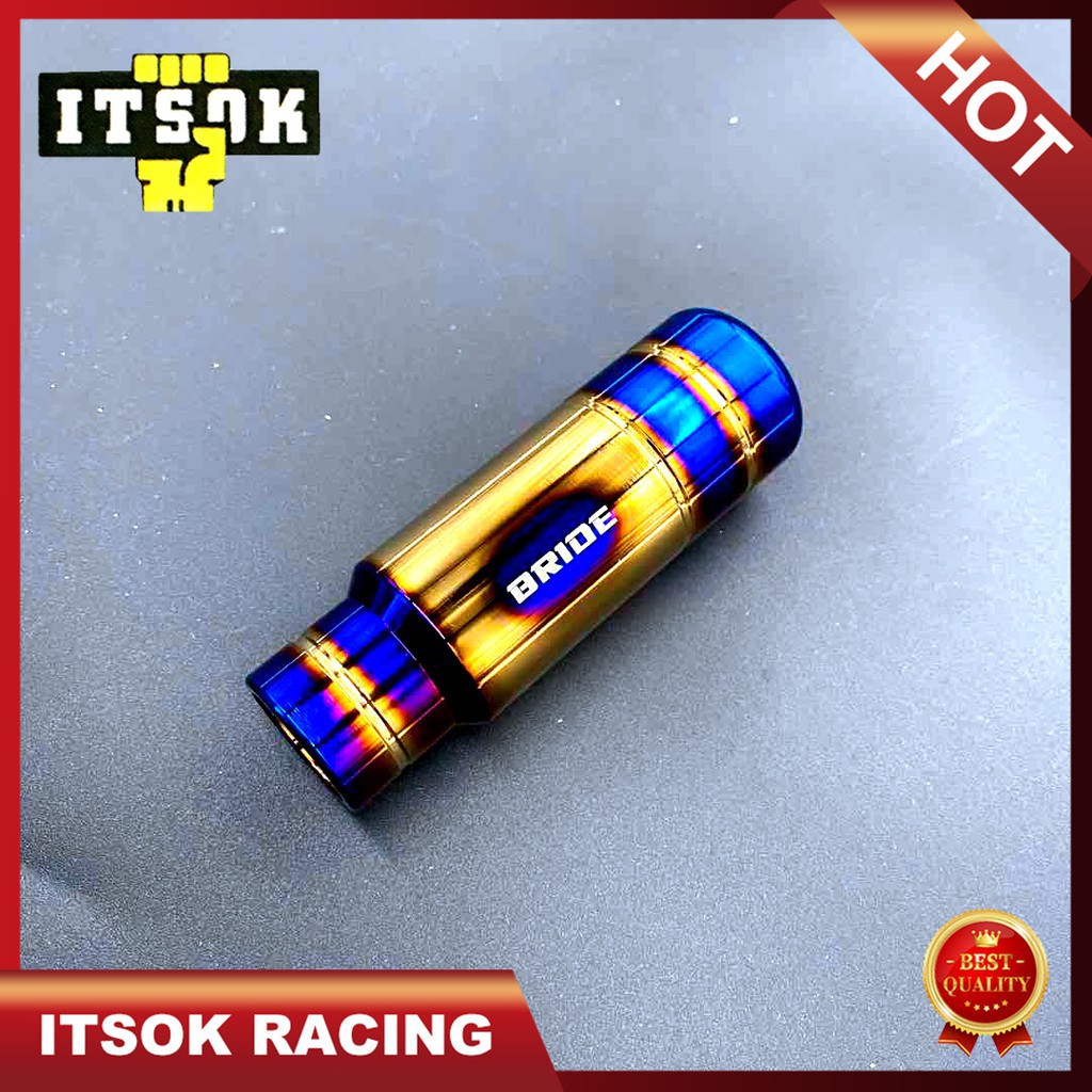 ITSOK หัวเกียร์ BRIDE ไทเทเนียมสูง9.5cmใส่ได้ทุกรุ่น ที่เป็นเกียร์ ...