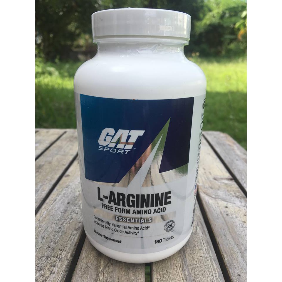แอลอาร์จินีน L-Arginine 1,000mg Plus Calcium* 180เม็ด (GAT) เพื่อสุขภาพ ...