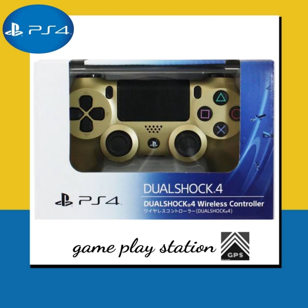 PS4 Dualshock 4 Wireless Controller gold (สีทอง) | Shopee Thailand