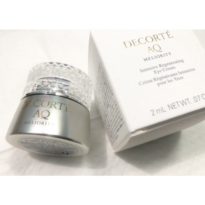 Cosme Decorte AQ MELIORITY INTENSIVE REGENERATING EYE CREAM ขนาด 2 ml ของแท้ 💯% | Shopee Thailand