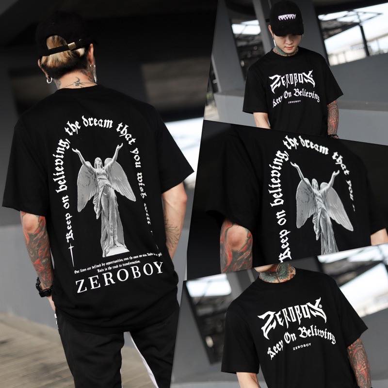 เสื้อยืดสุดเท่ห์ จาก ZERO BOY ผลิตจากผ้า Cotton Com. 100% สกรีน logo ...