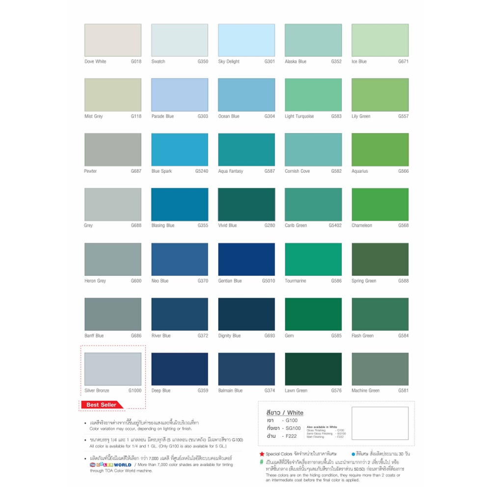 TOA Glipton สีเคลือบเงา สีน้ำมัน ทาไม้ ทาเหล็ก ทีโอเอ กลิปตัน ขนาด 1 กล ...