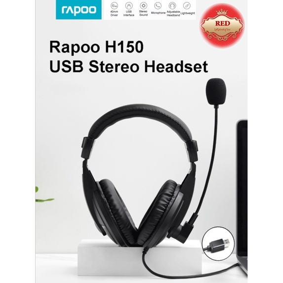 Rapoo headset usb หูฟัง รุ่นH150 | Shopee Thailand