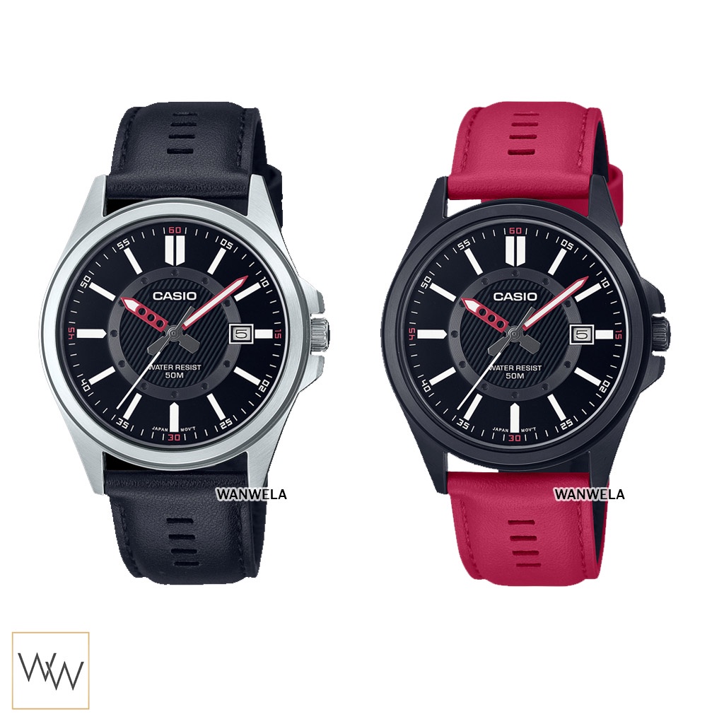 ของแท้ นาฬิกาข้อมือ Casio ผู้ชาย รุ่น MTP-E700 สายหนัง พร้อมกล่อง ...