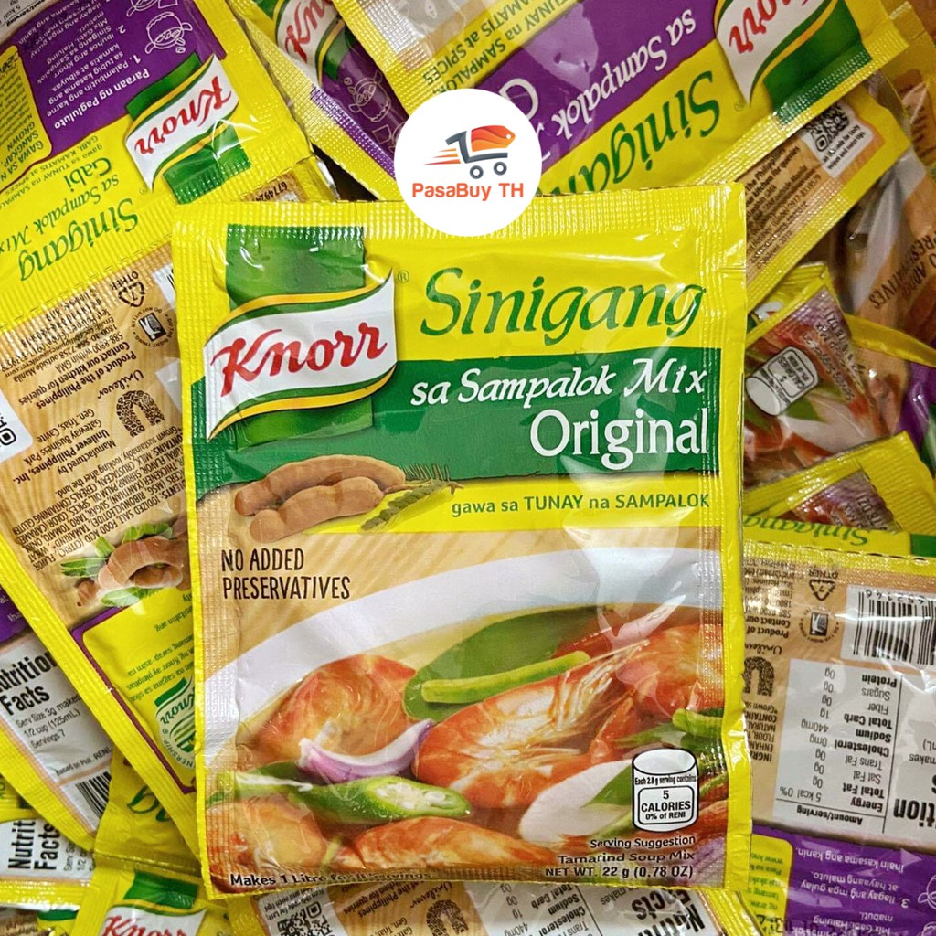 Knorr Sinigang sa Sampalok Original 22g คนอร์ ผงปรุงรส รสมะขามเปียก 22 กรัม | Shopee Thailand