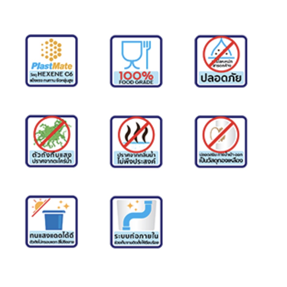 ถังเก็บน้ำ PP รุ่น MOCO SLIM แถมลูกลอย | Shopee Thailand