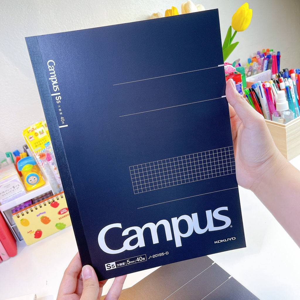 สมุด Campus Notebook Grid ปกสีดำ (ลิขสิทธิ์แท้ จากญี่ปุ่น) มีให้เลือก 3 ...