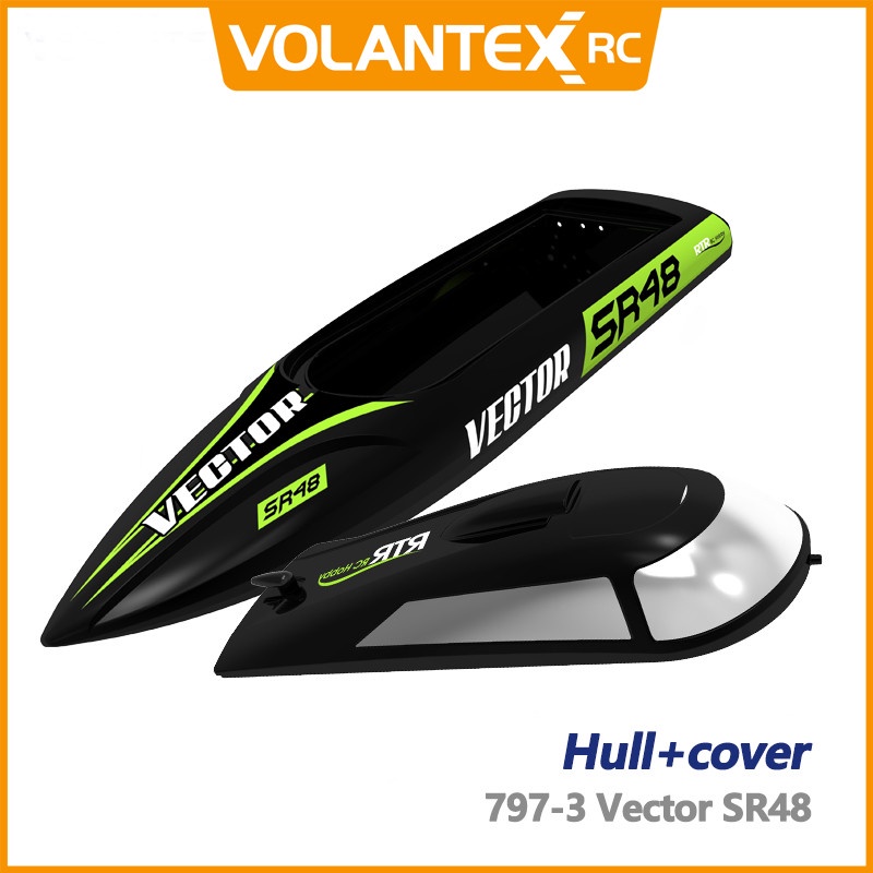 Volantex RC Boat Parts Plastic Boat Body Shell Without Decals Hull ...