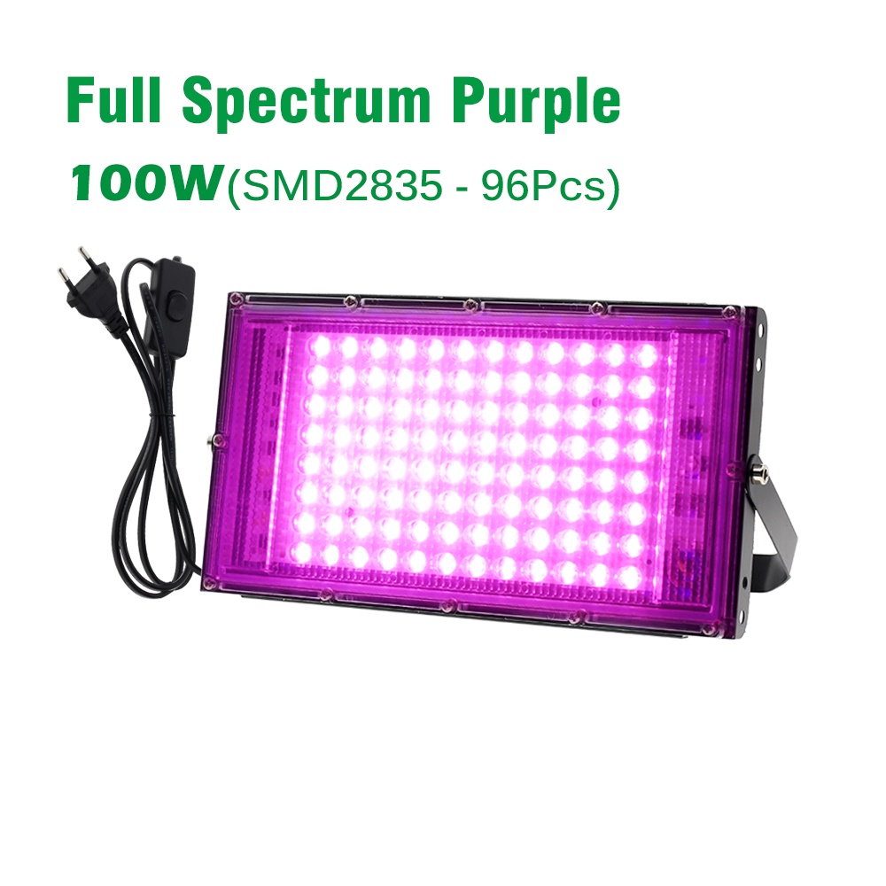 220V Full Spectrum LED Grow Light 50W 100W 300Wไฟปลุกต้นไม้ ไฟช่วยต้นไม้ตัวเร็ว ไฟปลูกต้นไม้ ไฟ ...