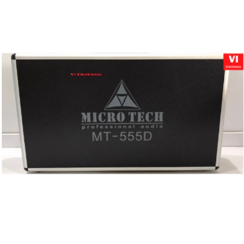 ไมค์ลอย Microtech MT-555D UHF คลื่นความถี่ใหม่803-806MHzสามารถปรับจูนความถี่ได้ มีใบอนุญาติ กสทช ...