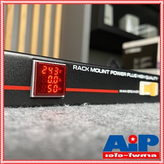 COMSON AEC-99 ปลั๊กRACK โชว์V และ A มีเบรคเกอร์ ปลั๊กไฟติดแร็ค 9 ช่อง USB 2 ช่อง AEC 99 AEC99 ...