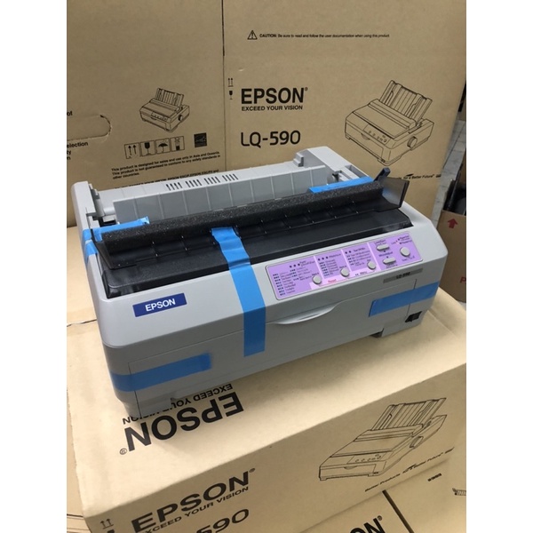 เครื่องพิมพ์ใหม่ Printer EPSON Lq-590 รับประกัน หัวพิมพ์ 2 ปี ตัวเครื่อง 2 ปี แถมตลับหมึก 2 ตลับ ...