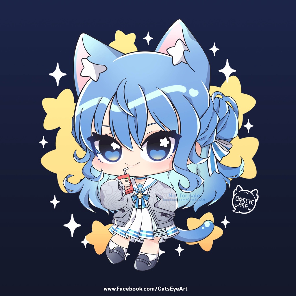 Suisei nyan ซุยเซย์ / พวงกุญแจ Fan art Hololive | Shopee Thailand