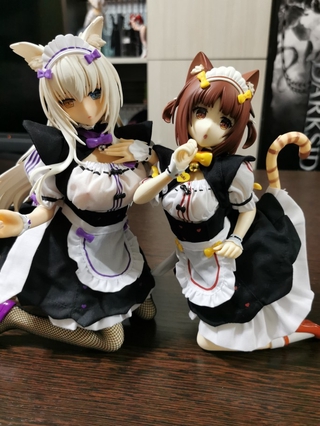 Native BINDing NEKOPARA Chocola Vanilla Azuki Coconut Maid Outfit 1/4 ...