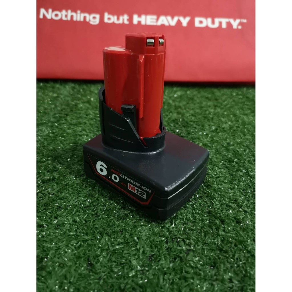 แบตเตอรี่ Milwaukee M12 B6 12V ขนาด 6.0Ah | Shopee Thailand