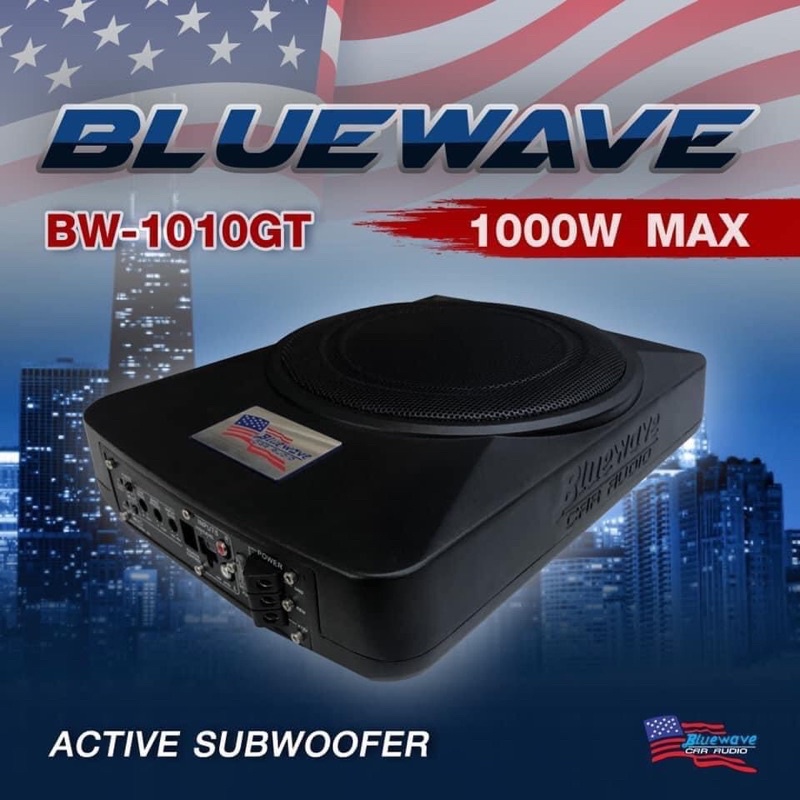ซับบอกซ์ BLUEWAVE / BW-10110GT Active Subwoofer ลำโพง Bassbox10" ซับวูฟเฟอร์ติดตั้งในรถยนต์ ...