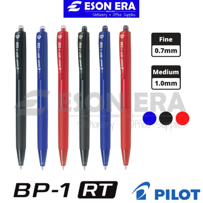 Pilot BP-1 RT Rectratable Ball Pen Fine / Medium | Shopee Thailand