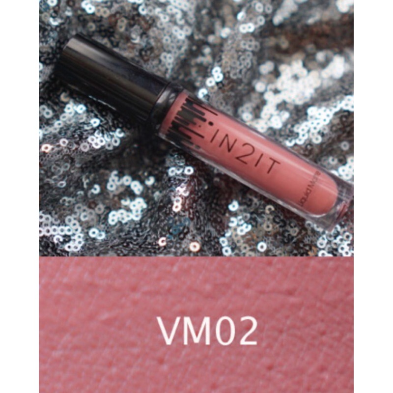 IN2IT Liquid Matte Lipstick VM เปลี่ยนเป็นรุ่น PVM | Shopee Thailand