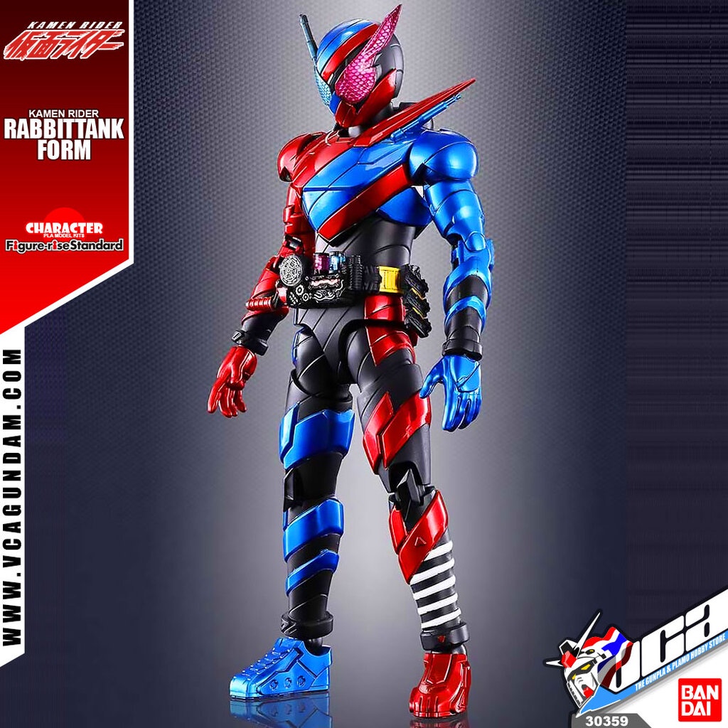 ⭐️ BANDAI FIGURE-RISE STANDARD KAMEN RIDER BUILD RABBITTANK FORM FIGURE ...