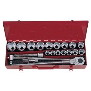 FORCE (ฟอร์ซ)6201-5 ชุดลูกบ๊อกซ์ 6PT.ขนาด3/4" 20 ชิ้น(F131-6201-5 ...