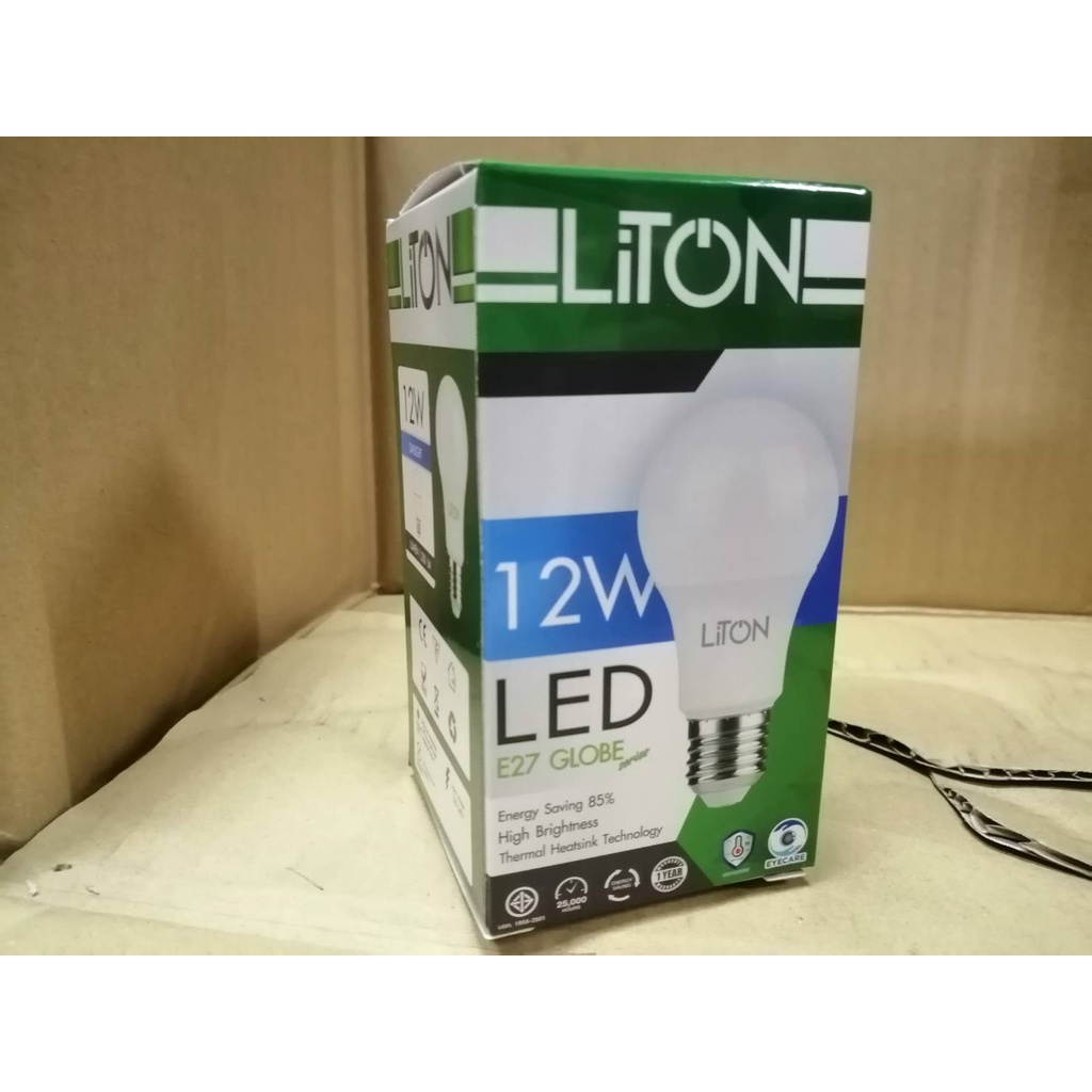 Liton หลอดไฟ LED หลอดไฟขั้วเกลียว LED E27 A Bulb รุ่น Globe Smart IC ...