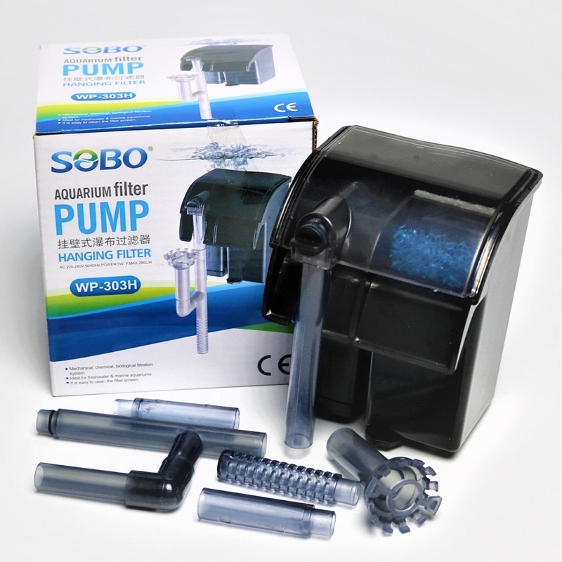 กรองเเขวน กรองข้าง SOBO WP-303H, WP-606H ปั้มน้ำพร้อมกรองในตัว พร้อมใช้งาน ราคาถูก ราคาพิเศษ ...