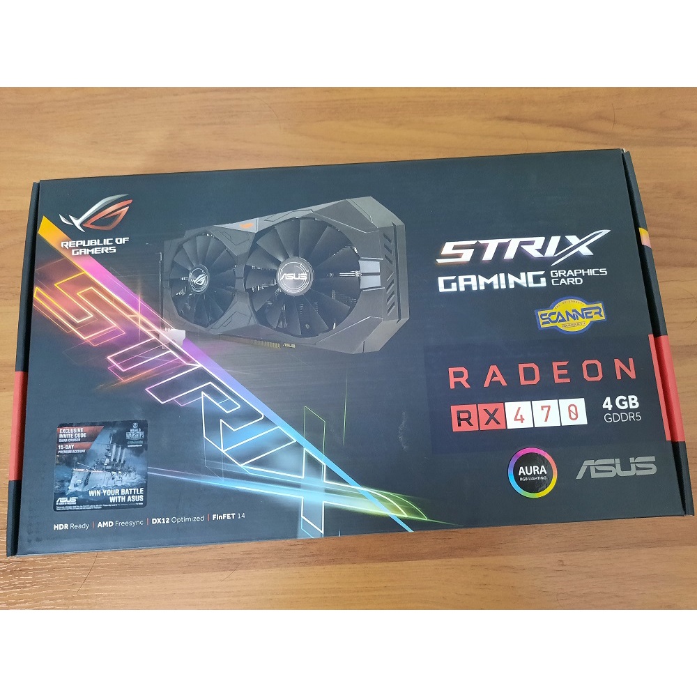 ASUS STRIX GAMING Radeon RX 470 4 GB DDR5 (Used) | Shopee Thailand