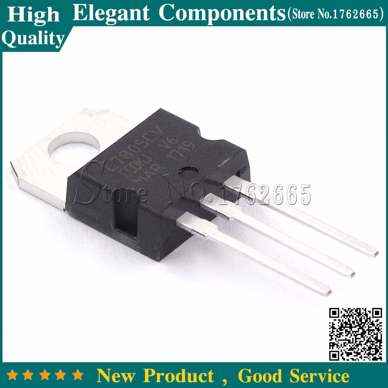 10PCS L7805CV L7805 TO220 7805CV 7805 TO-220 LM7805 MC7805 5V 1.2A triode Transi | Shopee Thailand