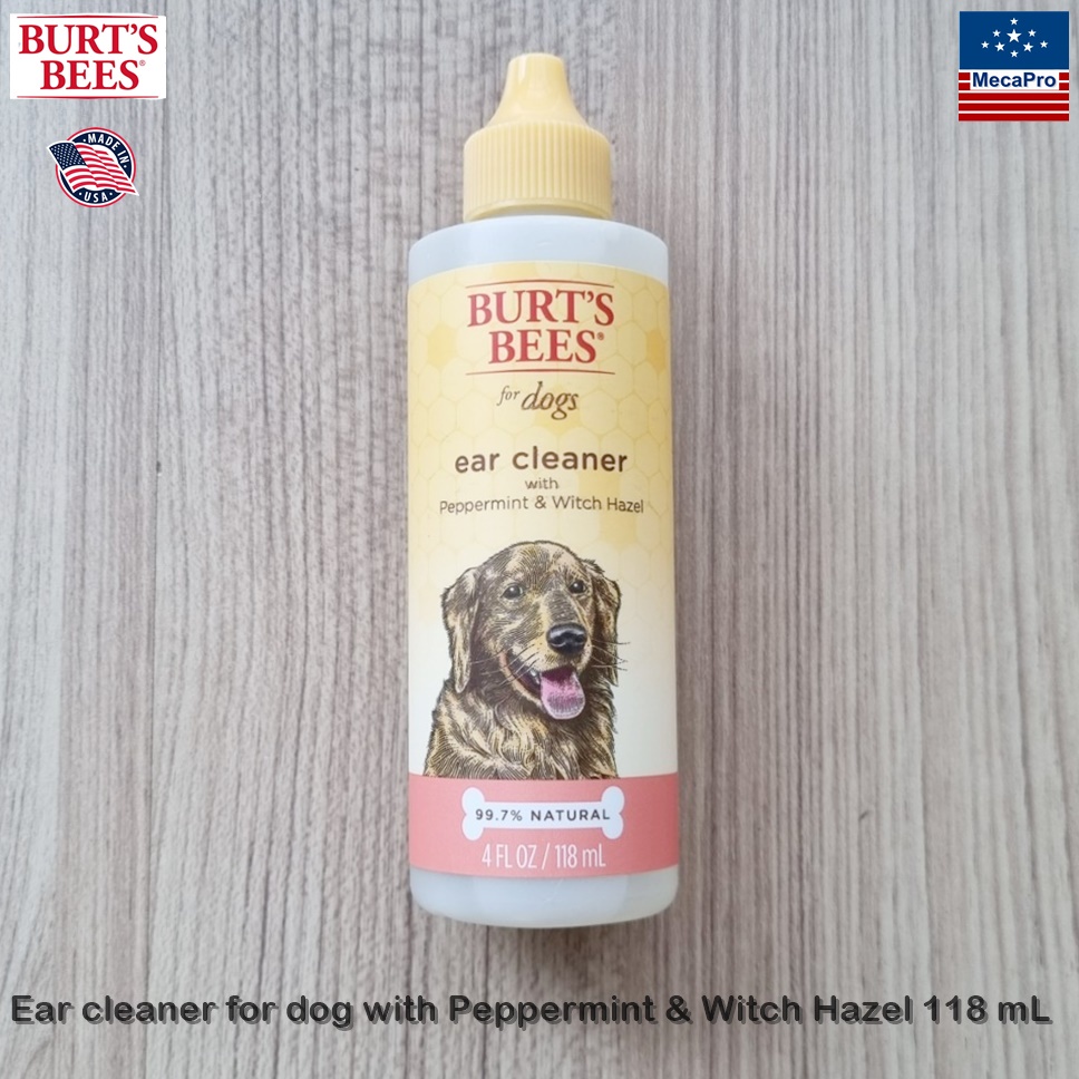 Burt's Bees® Ear cleaner for dog with Peppermint & Witch Hazel 118 mL ...