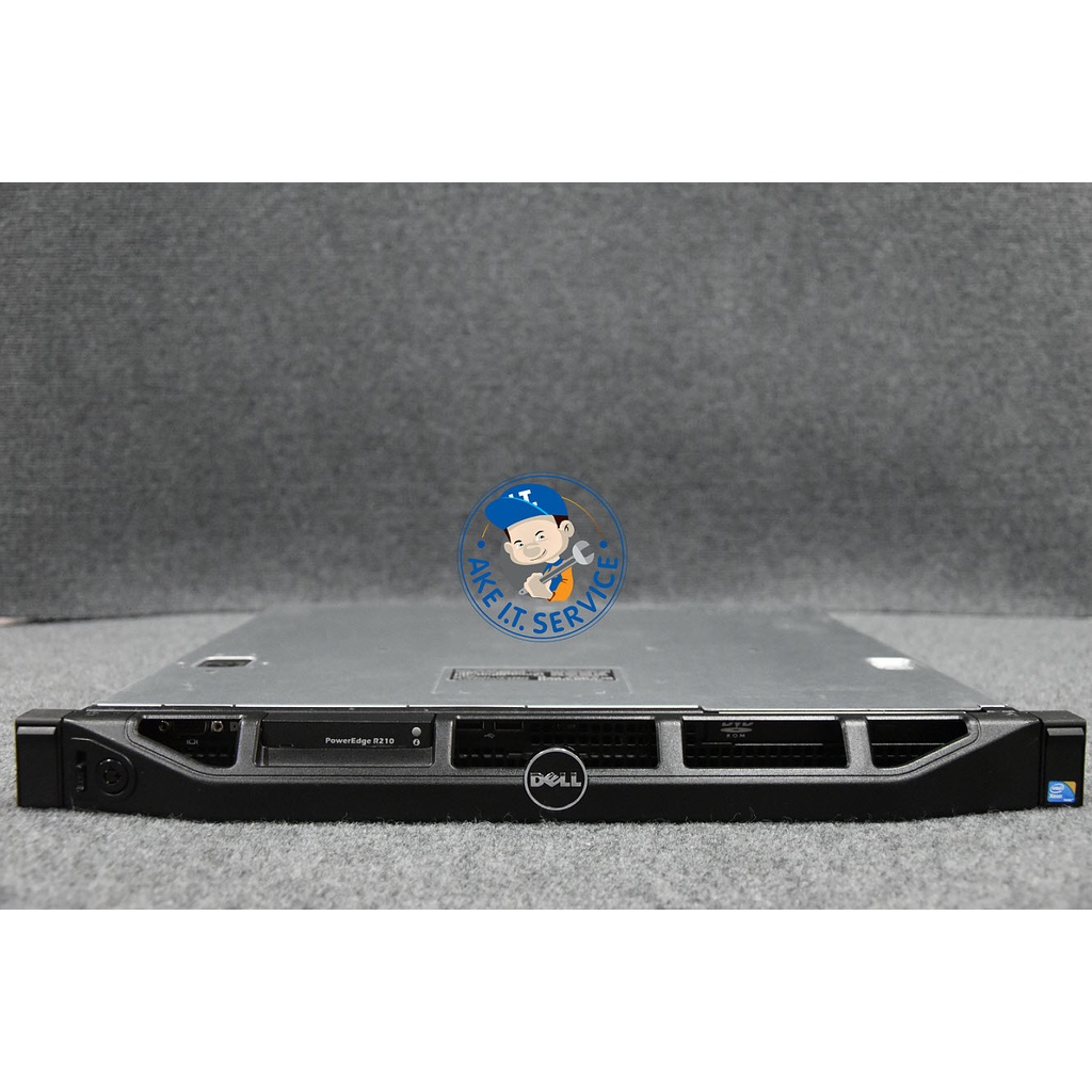 Server Dell PowerEdge R210 CPU Xeon X3430 RAM4GB HDD500GB PowerSupply ...