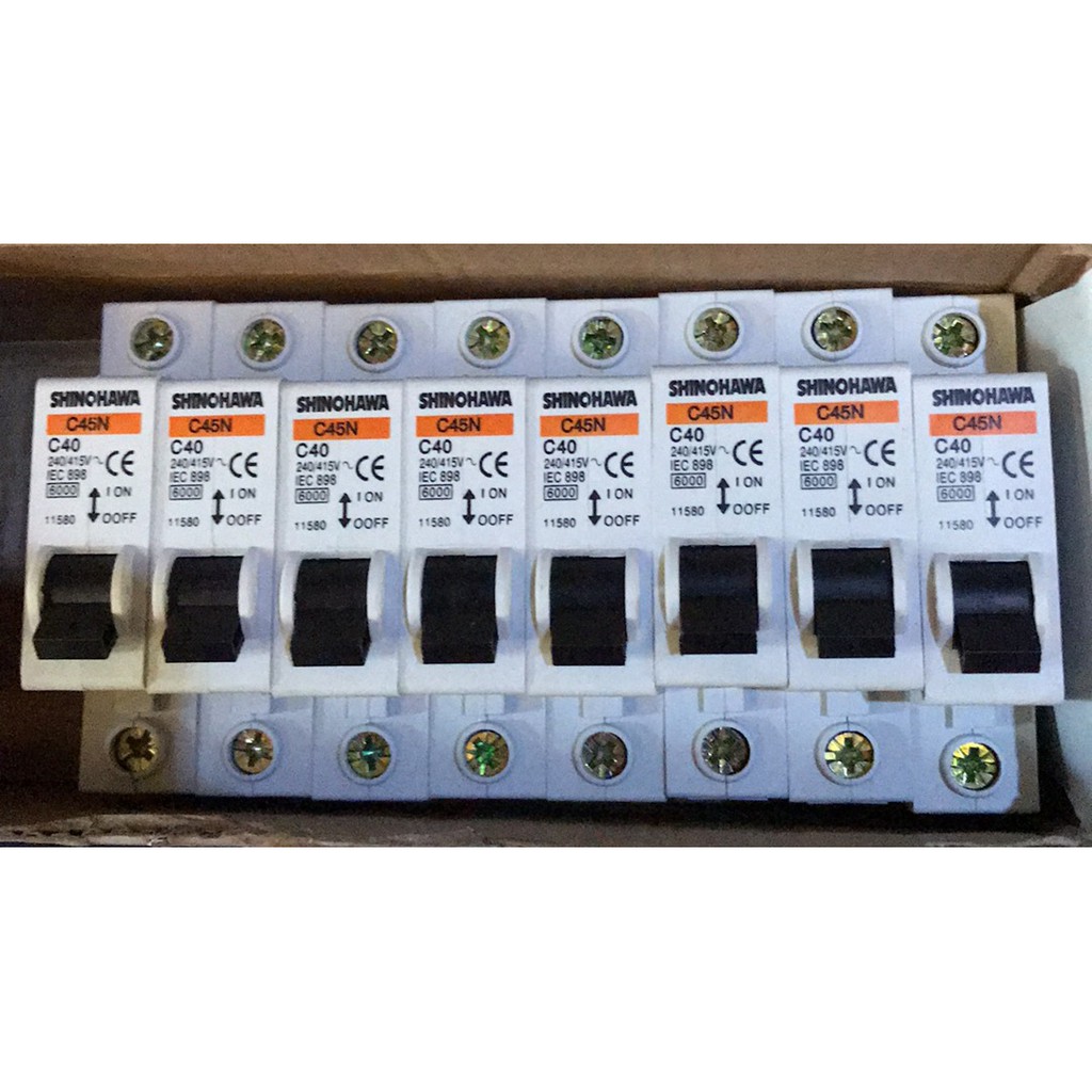 ลูกเซอร์กิตเบรกเกอร์ C45N 1P 40A "Shinohawa" | Shopee Thailand