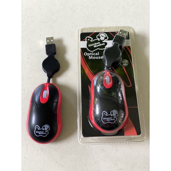 ลดล้างสต็อค เม้าส์ มีสาย Chicken Monkey USB Port | Shopee Thailand
