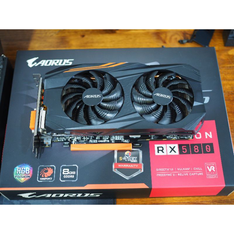 AORUS RX580 8GB (GV-RX580AORUS-8GD) | Shopee Thailand