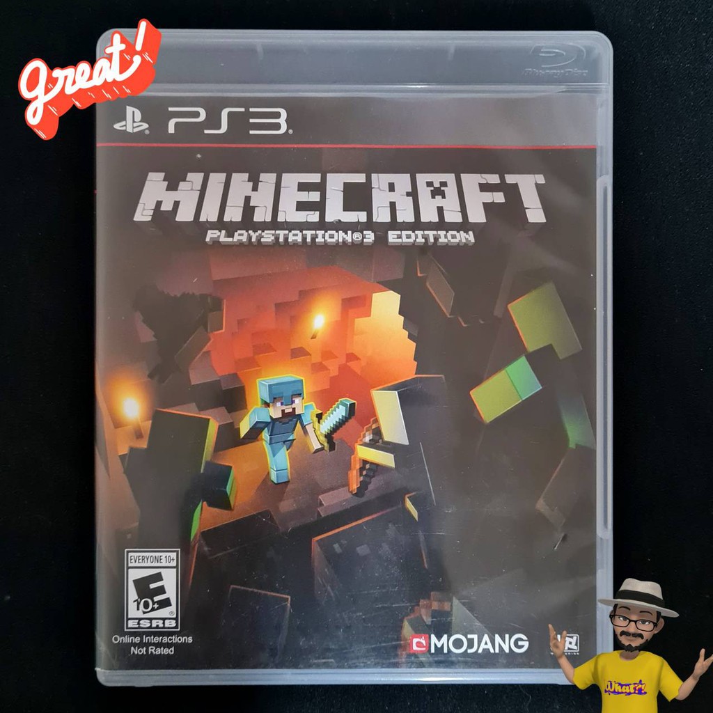 MINECRAFT : Playstation Edition แผ่นเกมส์แท้ PS3 มือสอง (Zone All ...