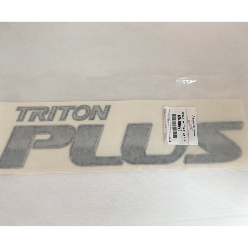 สติ๊กเกอร์ TRITON ไทรทัน Mitsubishi มิตซู แท้ เบิกศูนย์ | Shopee Thailand