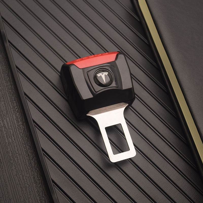 ปลั๊กเสียบเข็มขัดนิรภัย พร้อมเมาท์ สําหรับ Tesla Tesla Seat Belt Slice ...