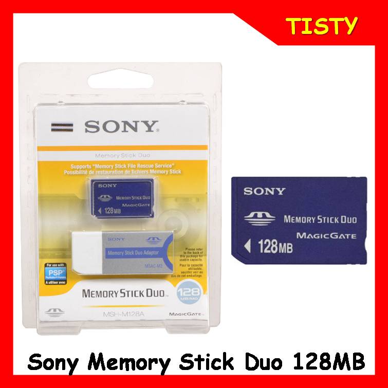 แท้ 100% Sony 128MB Memory Stick Duo with Adapter | Shopee Thailand