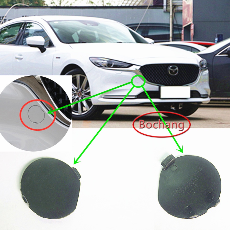 ฝาครอบตะขอลากจูงกันชนหน้า อุปกรณ์เสริม สําหรับ Mazda 6 2019-2021 GW6T ...