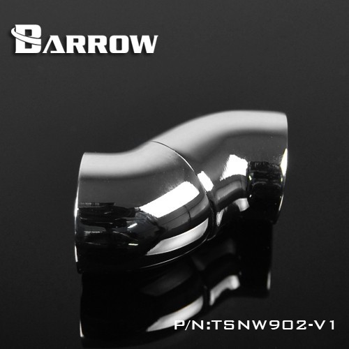 Barrow 90-Degree Snake Rotary Adapter silver (ข้องอ 90°โรตารี่ ชุดน้ำ ...