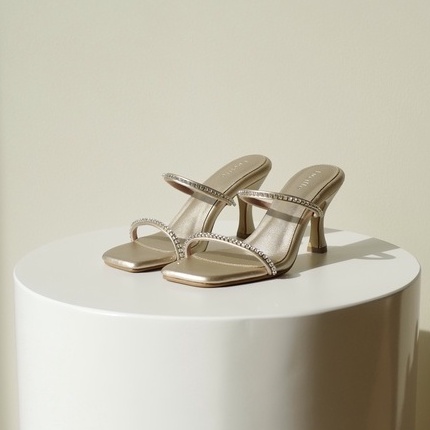 ELLIS crystal : heels รองเท้าส้นสูง 3" ประดับคริสตัล (มีไซส์ 34-42 ...