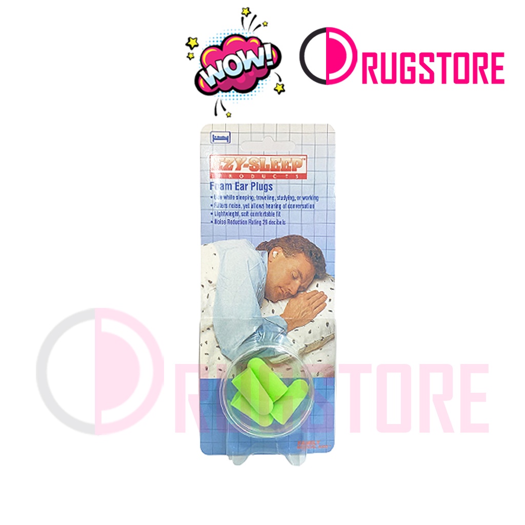Ezy sleep foam ear plug เอียปลั๊ก ที่อุดหู แบบโฟม ใช้อุดหูกันเสียง แต่ ...