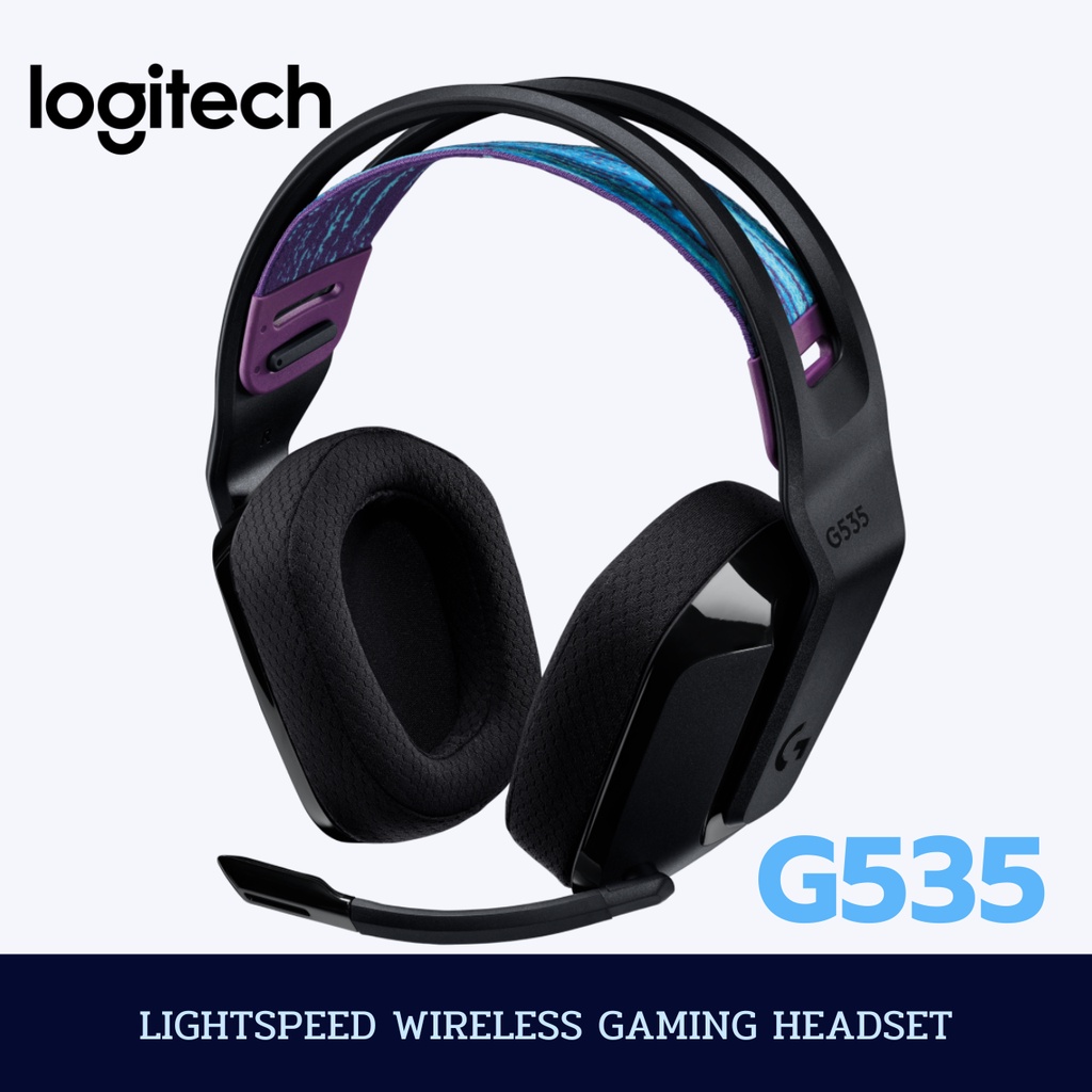 WIRELESS HEADSET (หูฟังเกมมิ่งไร้สาย) LOGITECH (G535) 7.1 LIGHTSPEED ...