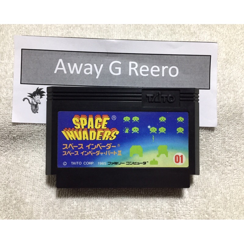 Space Invaders ตลับ Famicom (FC) ของแท้จากญี่ปุ่น สภาพสวย | Shopee Thailand