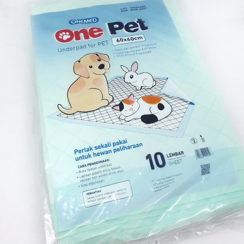 Onemed Underpad ONE PET/Puppy Training Pad 60x60ซม | Shopee Thailand