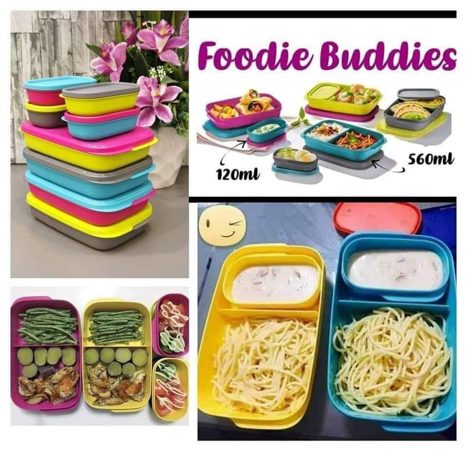 Tupperware Foodie Buddies Bekas Makanan / กล่องอาหารกลางวัน / Bekas ...