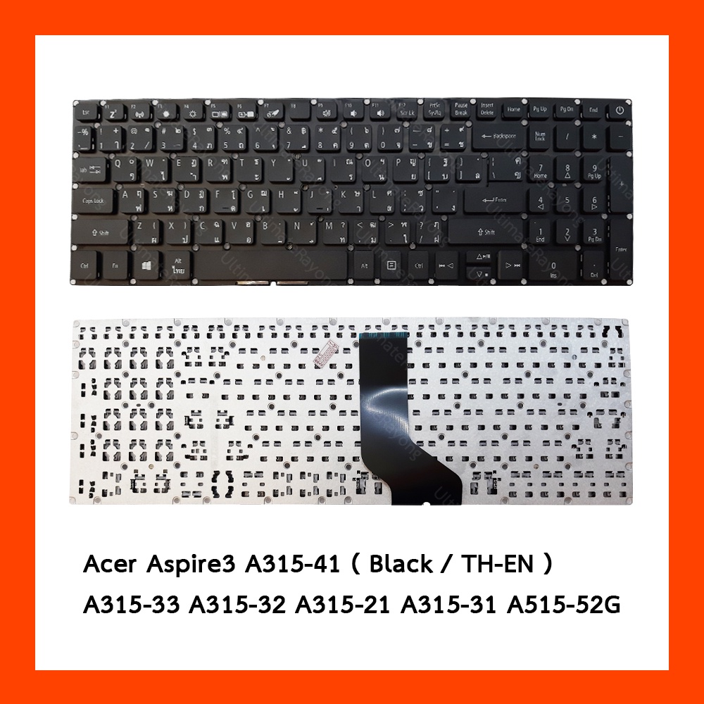 Keyboard Acer Aspire3 A315-41 TH แป้นไทย | Shopee Thailand
