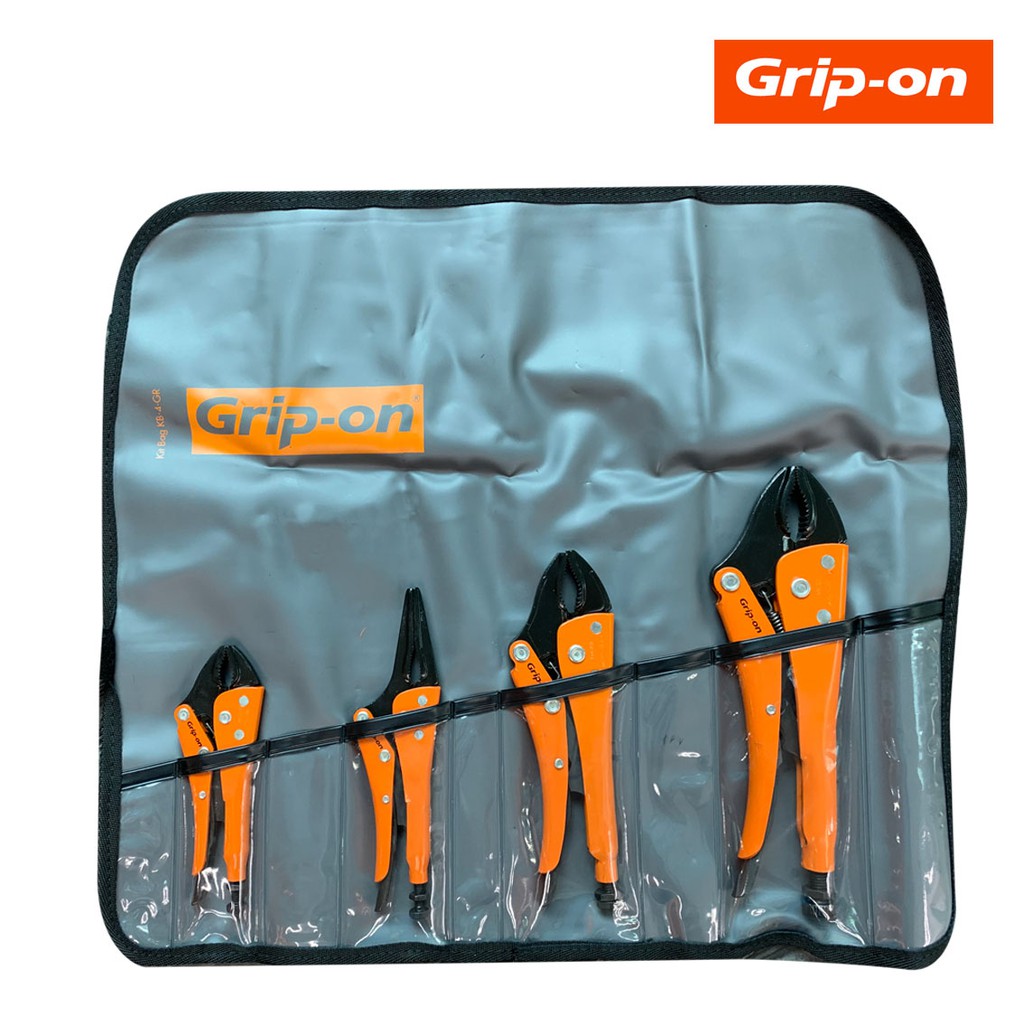 Grip-on ชุดคีมล็อครวม 4 ตัว GC-SET4 Made in Spain | Shopee Thailand