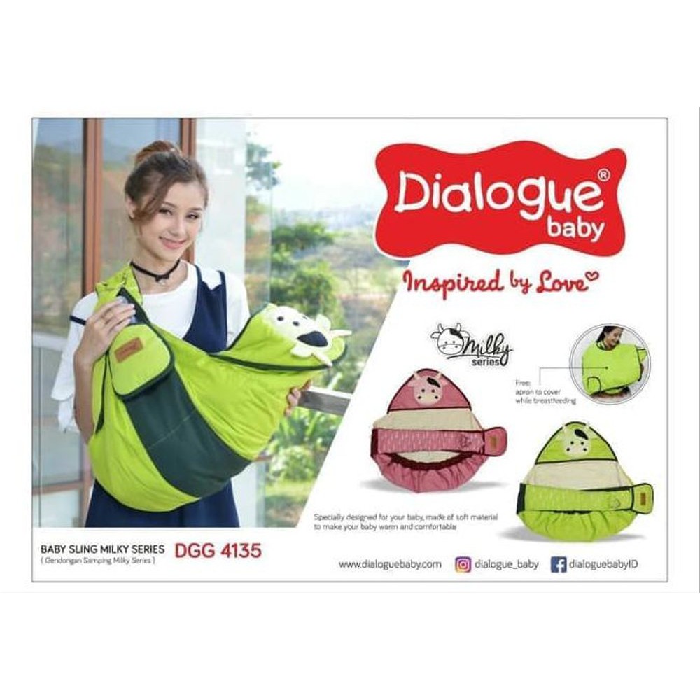 Dialogue BABY SLING + BREASTFEEDING APRON MILKY SERIES | Shopee Thailand